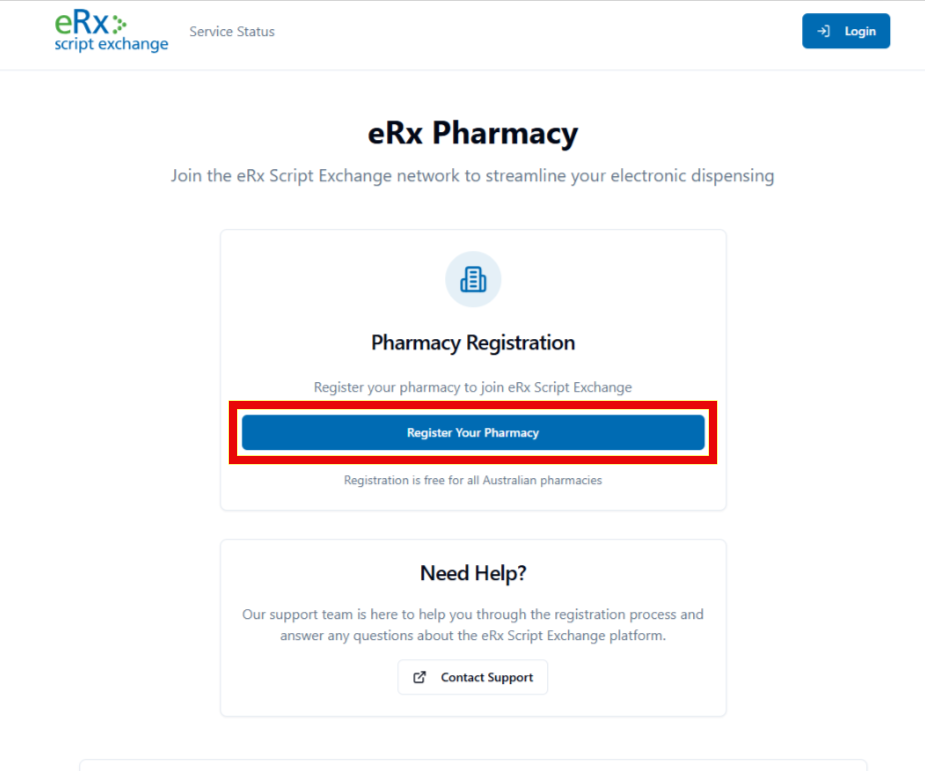 CMS How To - Registering a new pharmacy – Help Centre